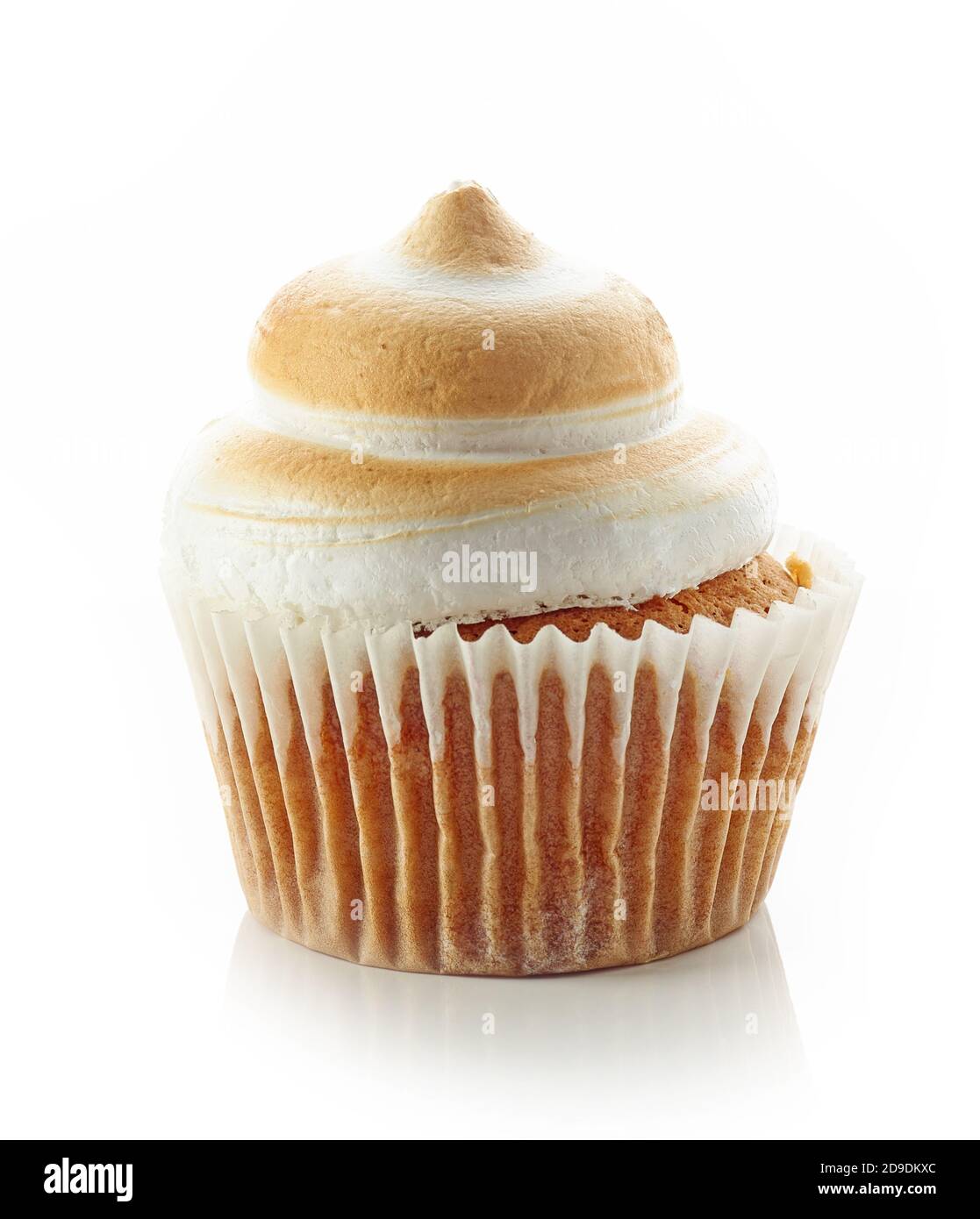 beautiful small cupcake isolated on white background Stock Photo - Alamy