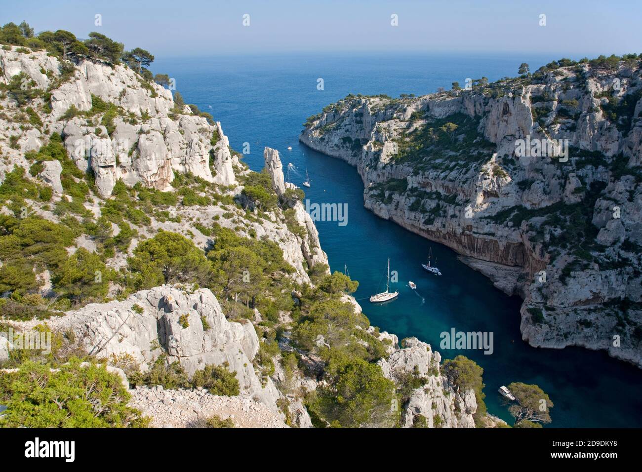 geography / travel, France, cassis, bay Calanque En-Vau at cassis ...