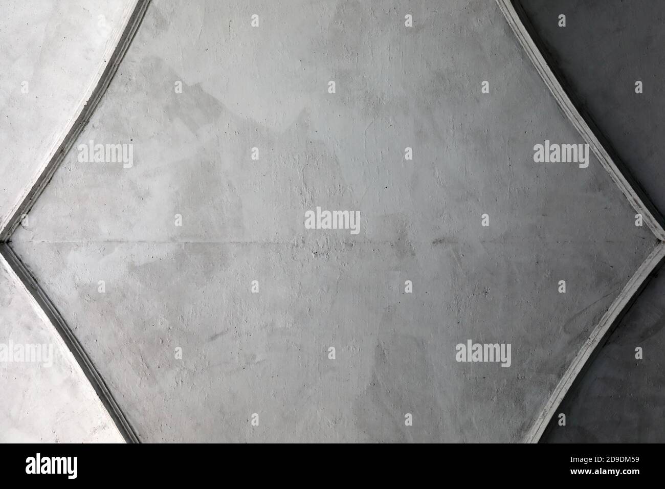 View of concrete ceiling of old arch Stock Photo - Alamy