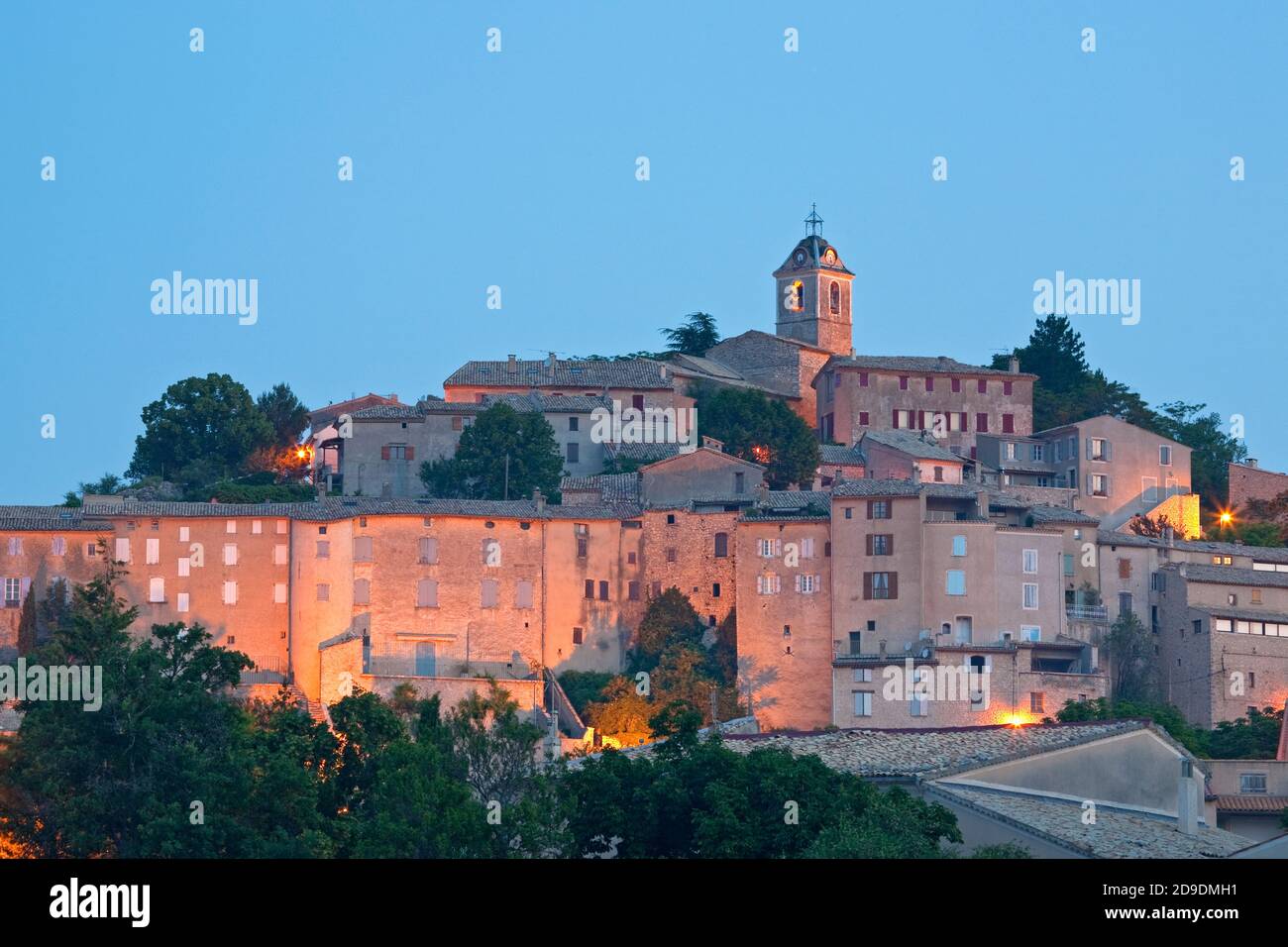 Banon france provence alpes de haute provence town hi-res stock ...