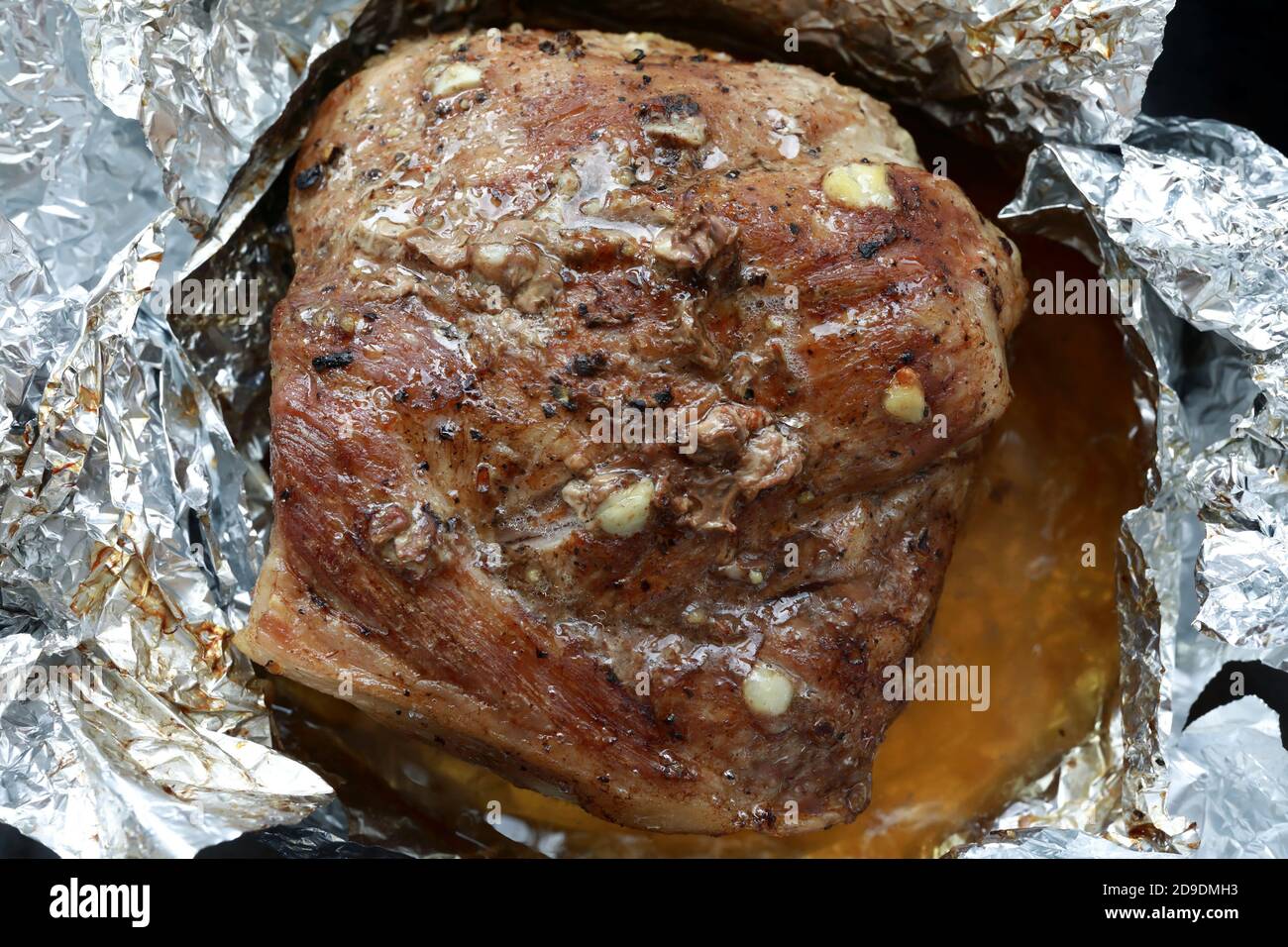 Juicy pork neck baked hi-res stock photography and images - Alamy