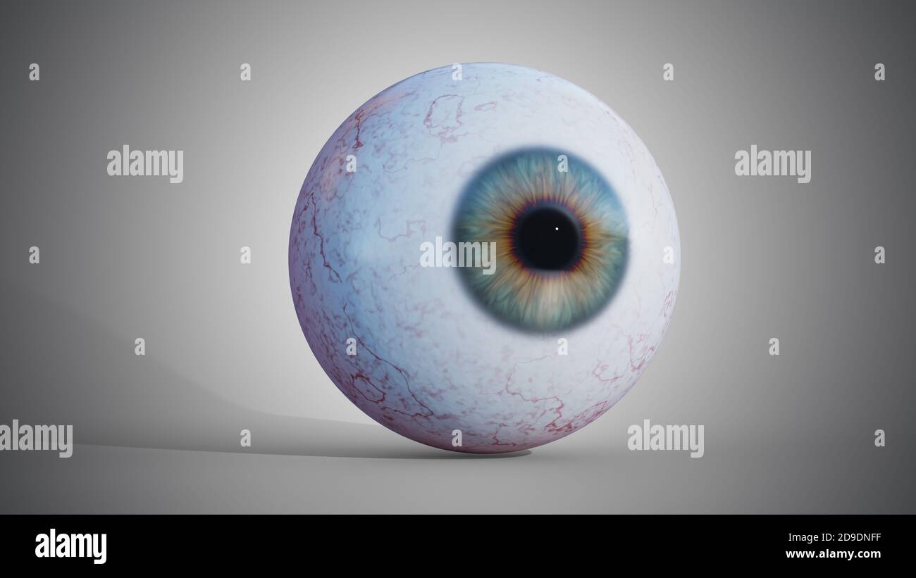 3D rendered illustration of eyeball Stock Photo - Alamy