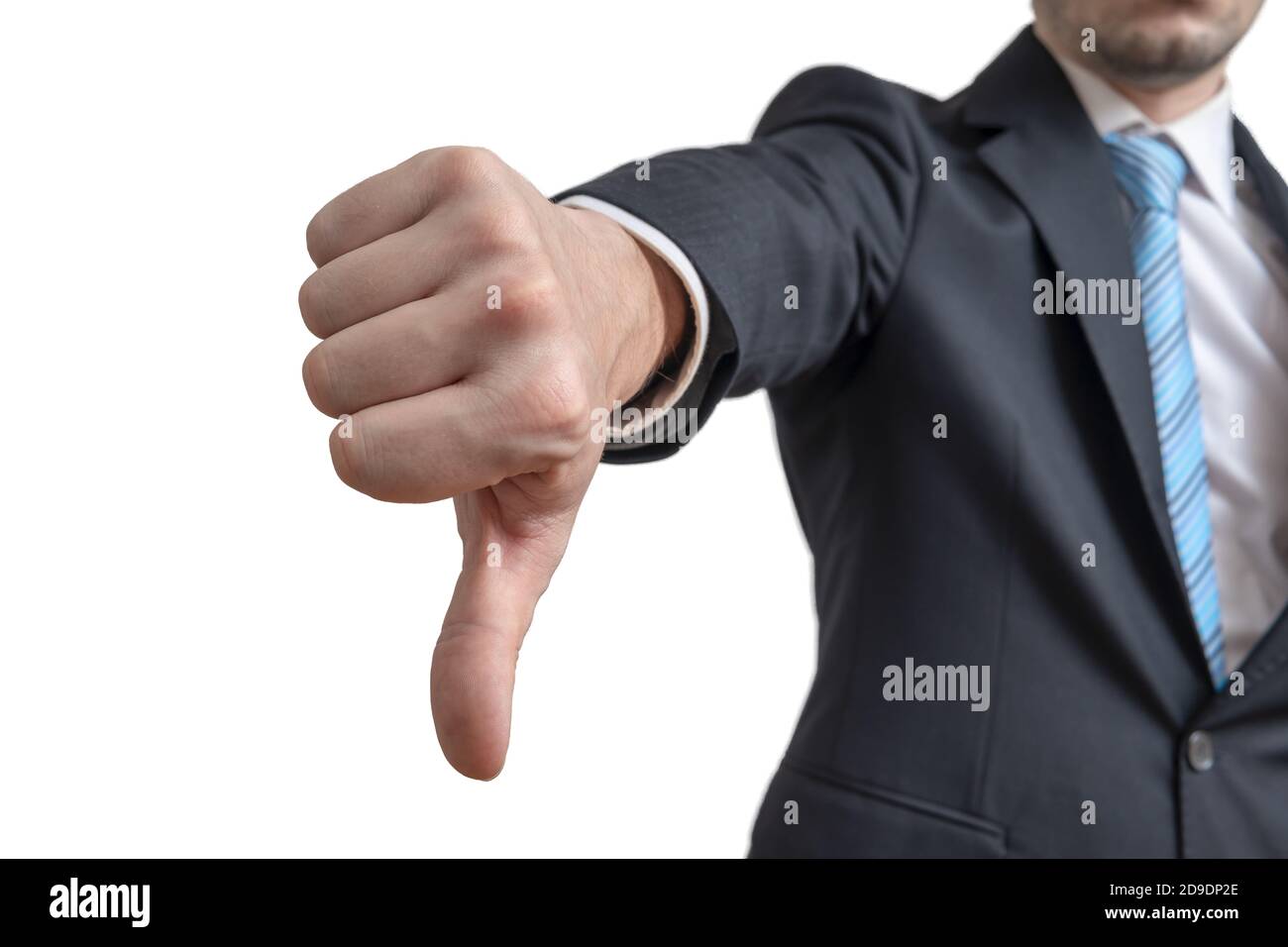 Businessman thumbs down hi-res stock photography and images - Alamy