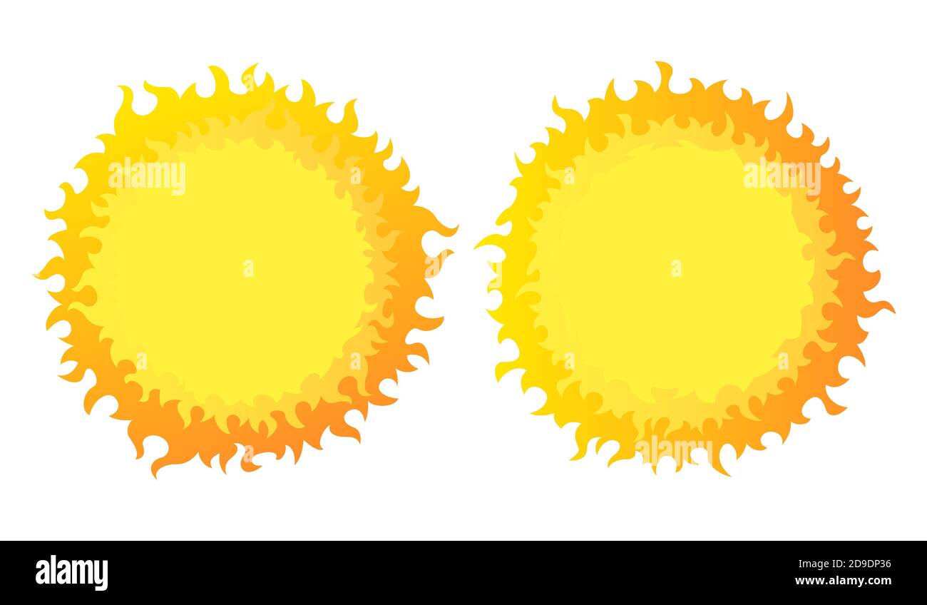 Round fire frames Stock Vector Image & Art - Alamy