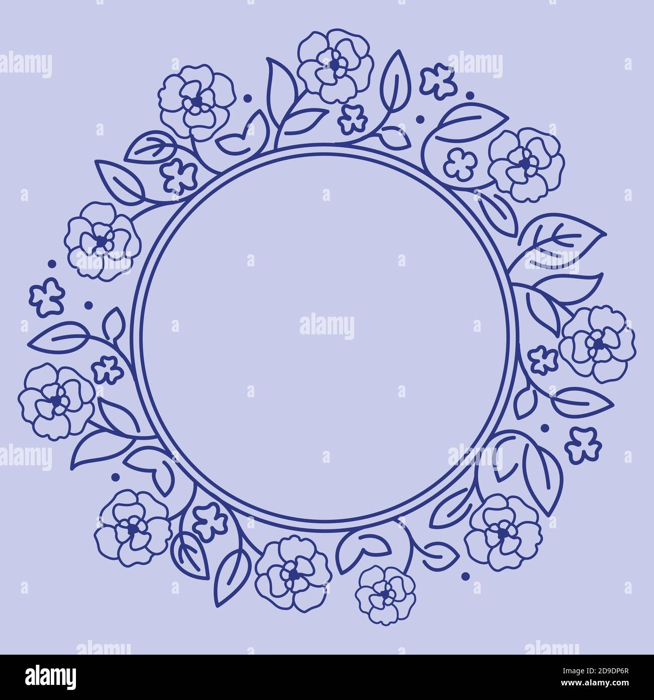Round flourish frame Stock Vector Image & Art - Alamy