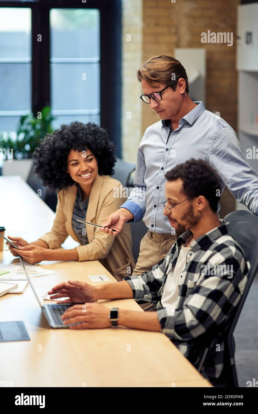 Colleagues Working Together