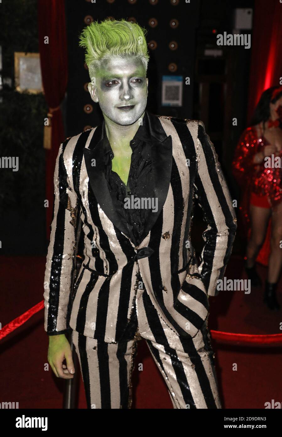 London, UK. 31st Oct, 2020. Aaron Brown arrives at London's Proud ...