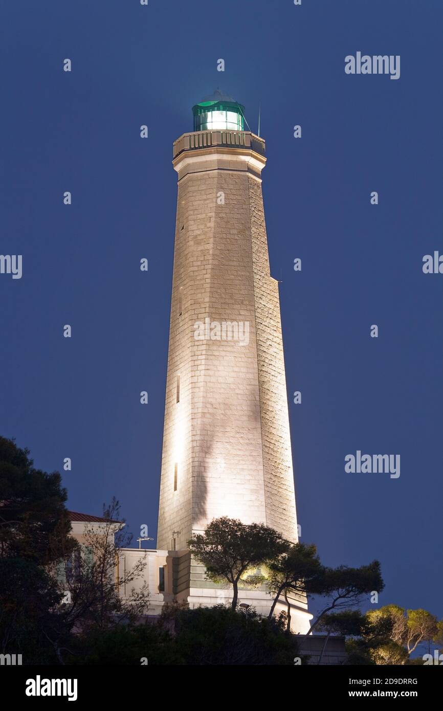geography / travel, France, Saint-Jean-Cap-Ferrat, lighthouse at Cap ...
