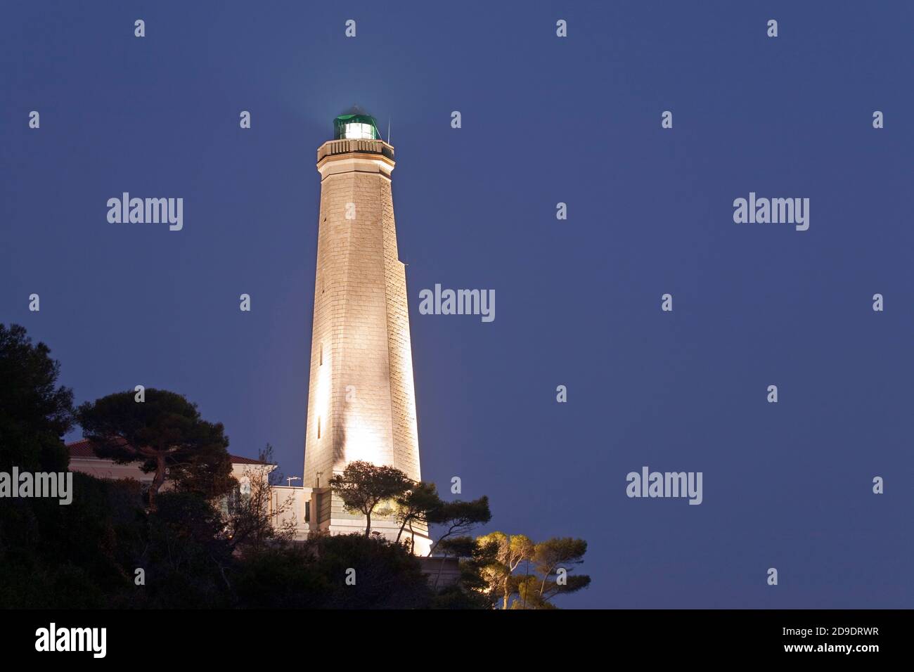 geography / travel, France, Saint-Jean-Cap-Ferrat, lighthouse at Cap ...