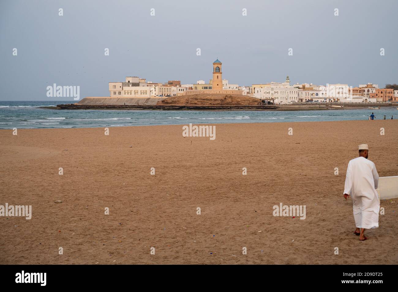 Sultanate of Oman: the city of Sur, on the coast of the Gulf of Oman ...
