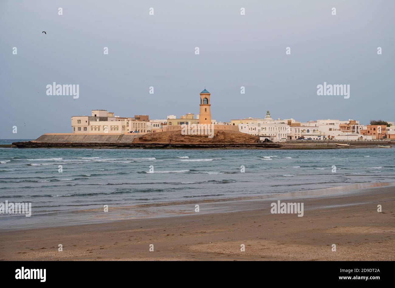 Sultanate of Oman: the city of Sur, on the coast of the Gulf of Oman ...