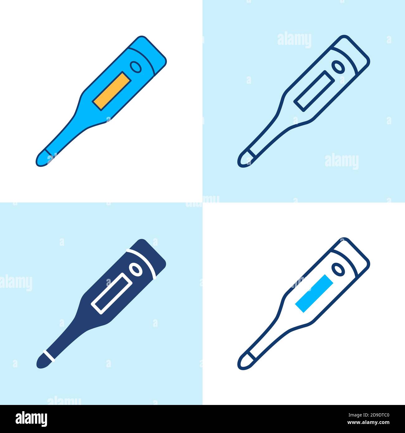 Digital number healthcare Stock Vector Images - Alamy