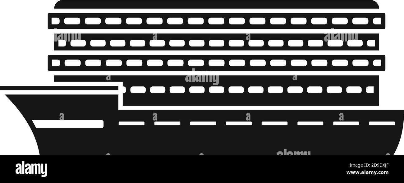 Passenger cruise icon, simple style Stock Vector Image & Art - Alamy