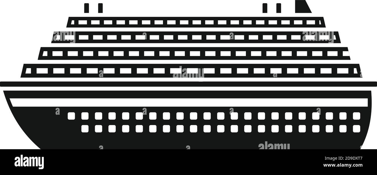 Voyage cruise icon, simple style Stock Vector Image & Art - Alamy