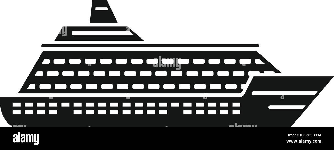 Cruise ship icon, simple style Stock Vector Image & Art - Alamy