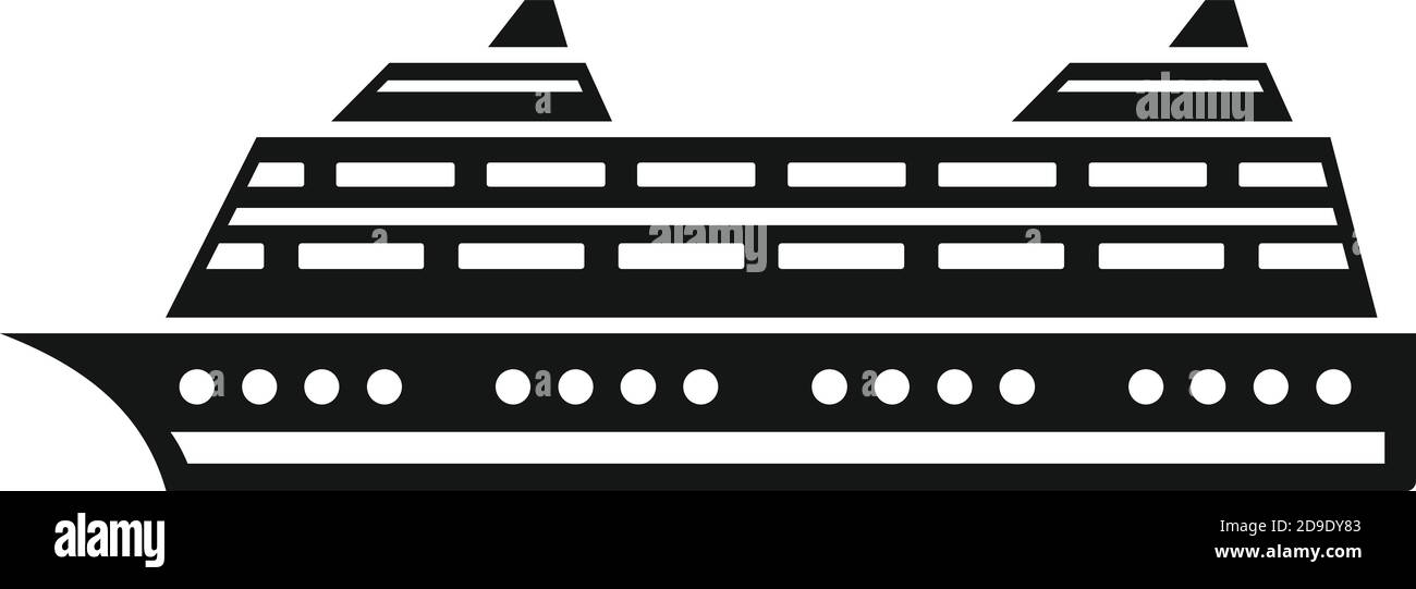 Ocean liner icon, simple style Stock Vector Image & Art - Alamy