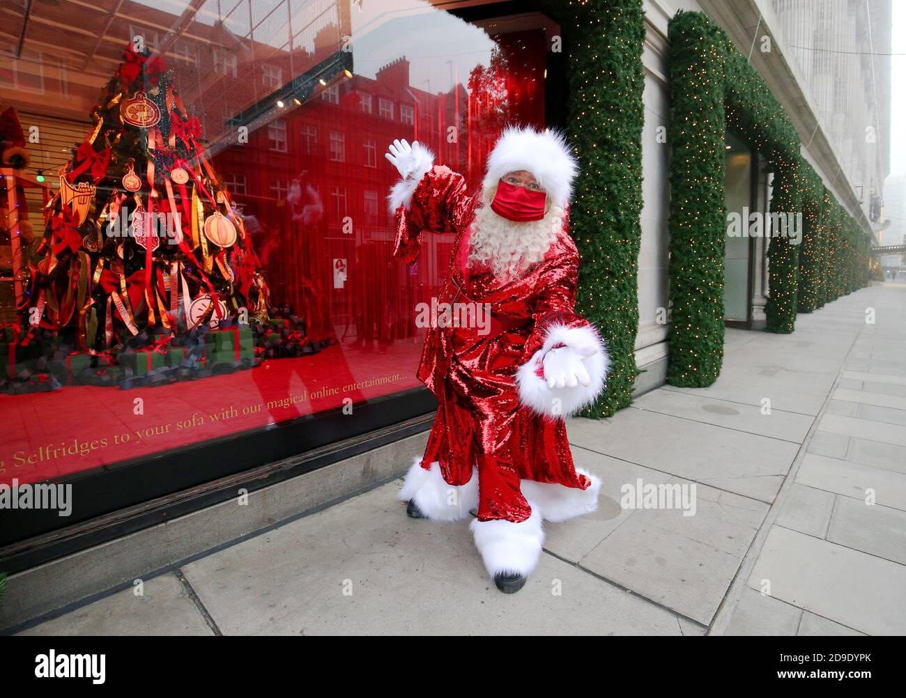 Selfridges unveils its Christmas windows and debuts a new look Santa ...