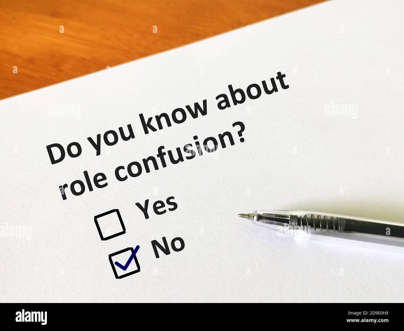 One person is answering question about role confusion. The person is ...
