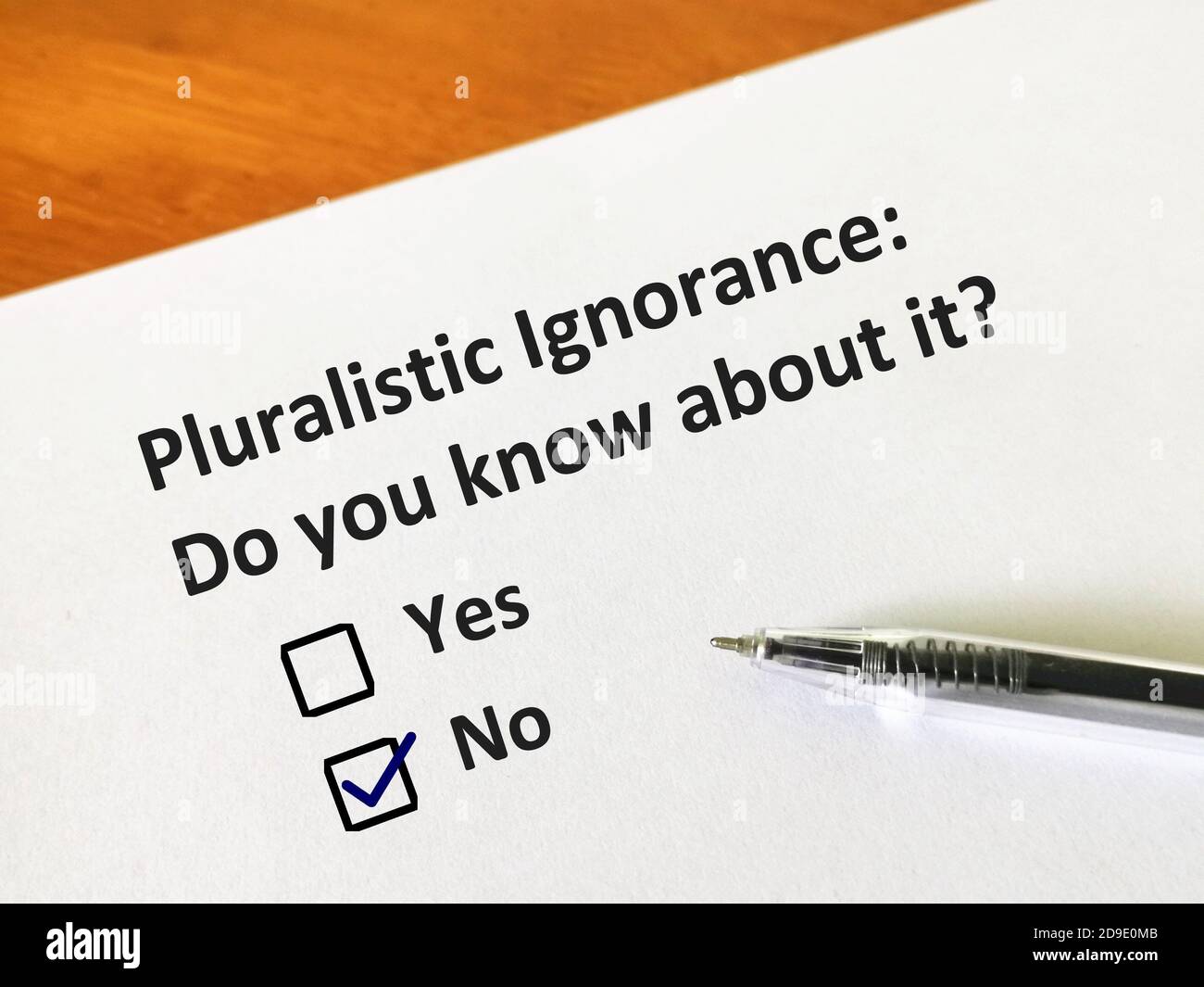 Pluralistic Ignorance