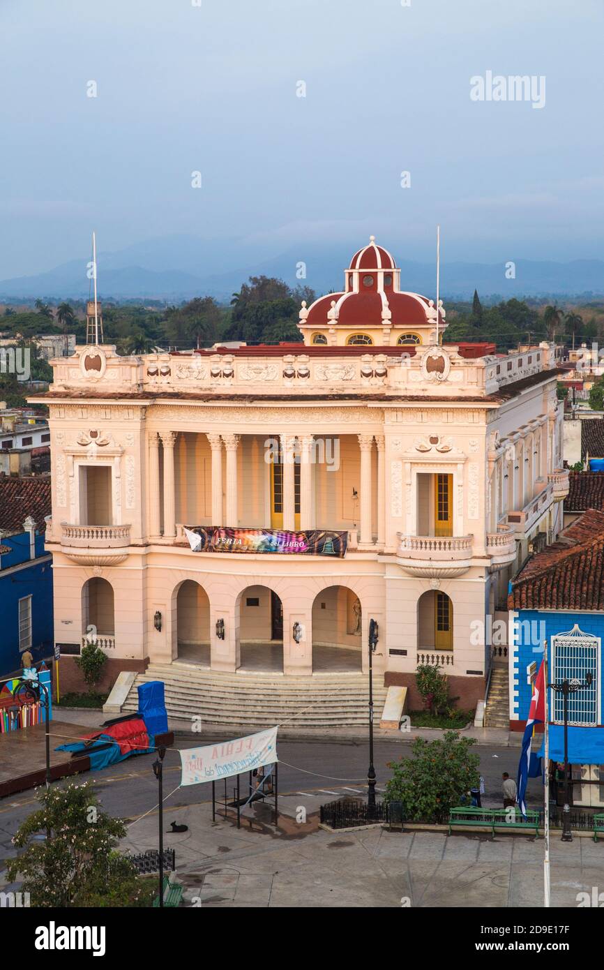 Cuba, Sancti Spiritus, Sancti Spiritus, Parque Serafin Sanchez, View of ...