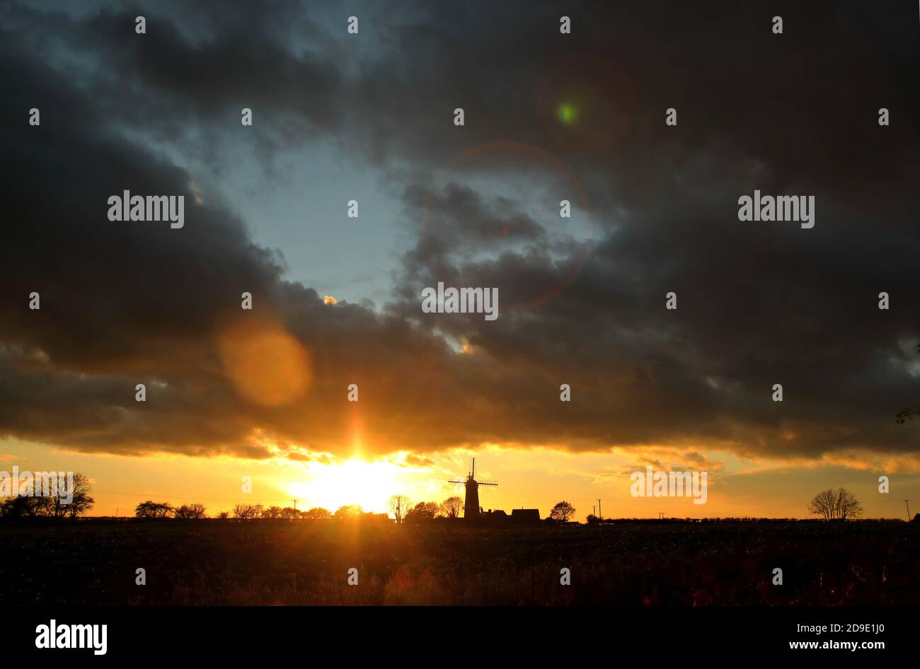 Great Bircham, UK. 03rd Nov, 2020. Bircham windmill, at Great Bircham ...