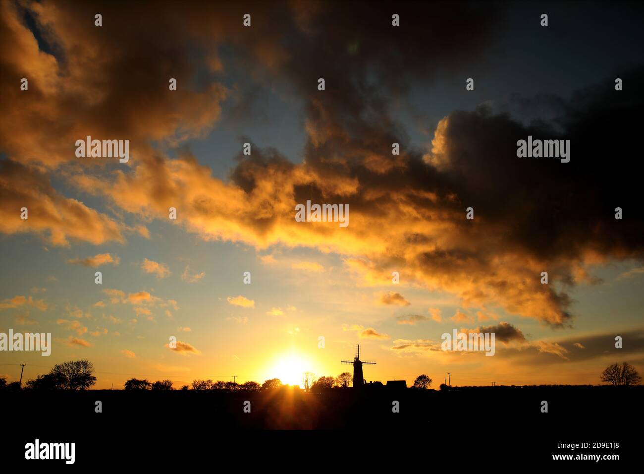 Great Bircham, UK. 03rd Nov, 2020. Bircham windmill, at Great Bircham ...