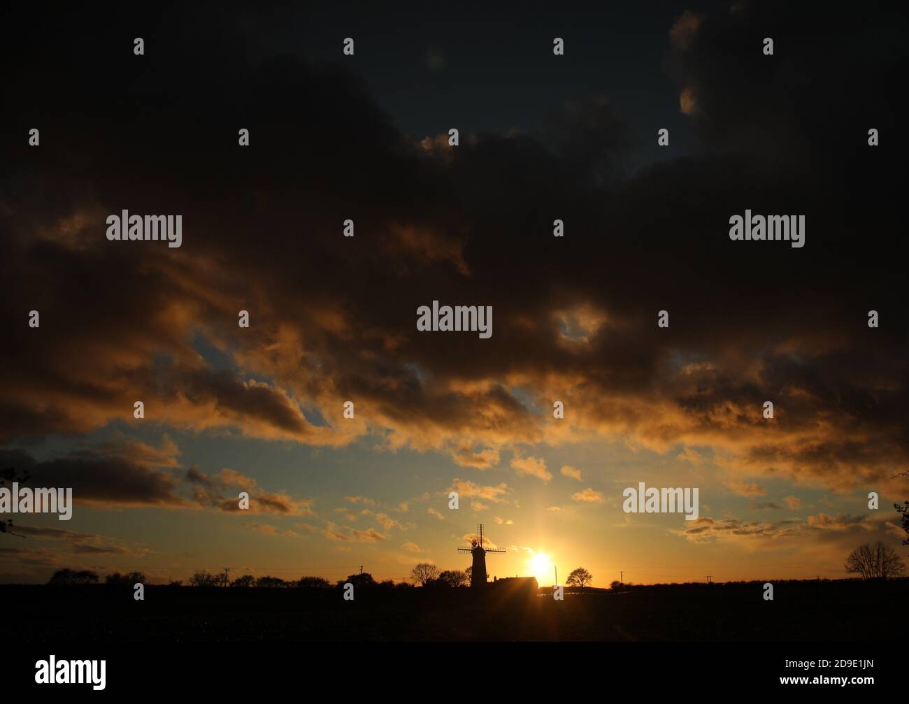 Great Bircham, UK. 03rd Nov, 2020. Bircham windmill, at Great Bircham ...