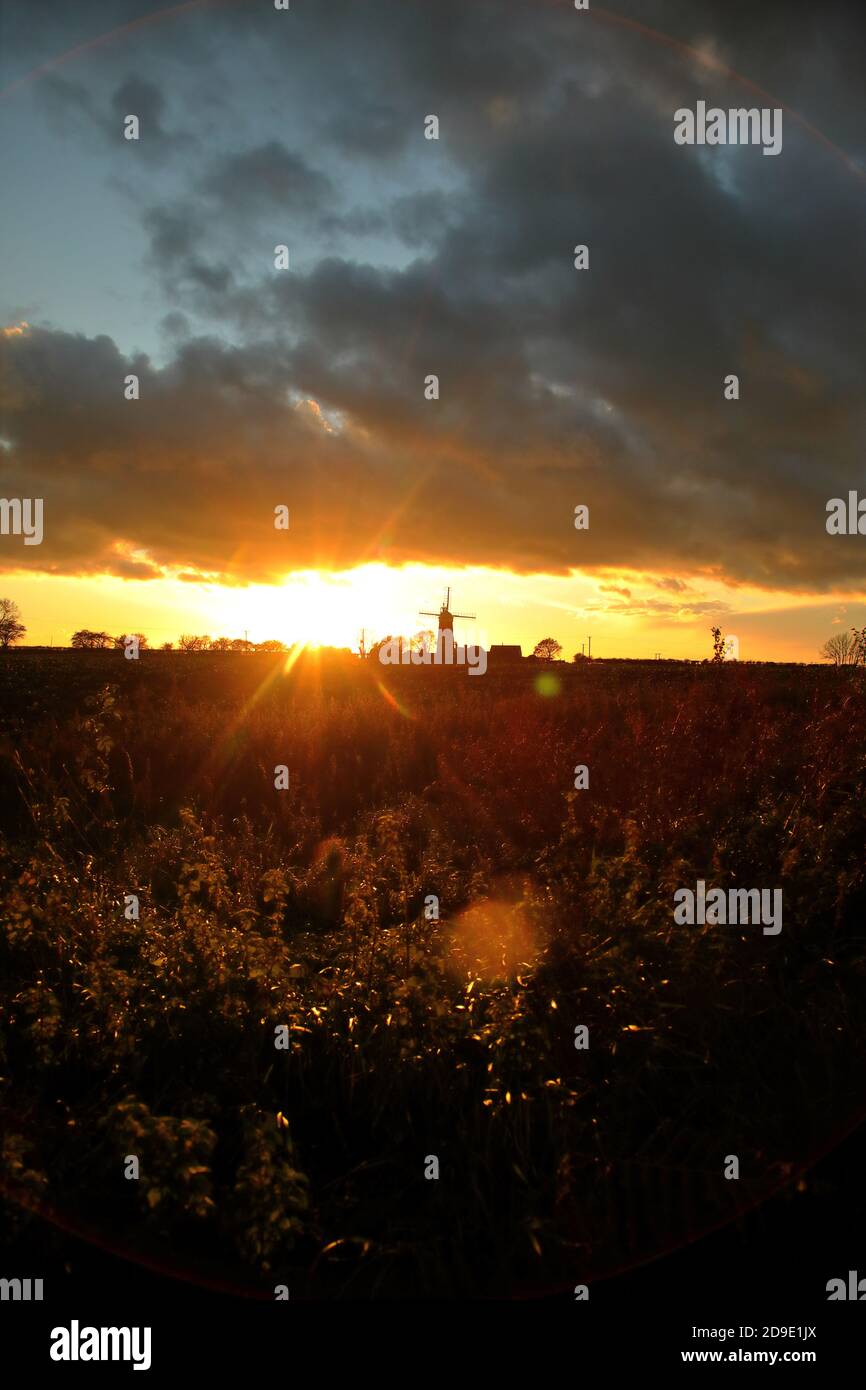 Great Bircham, UK. 03rd Nov, 2020. Bircham windmill, at Great Bircham ...