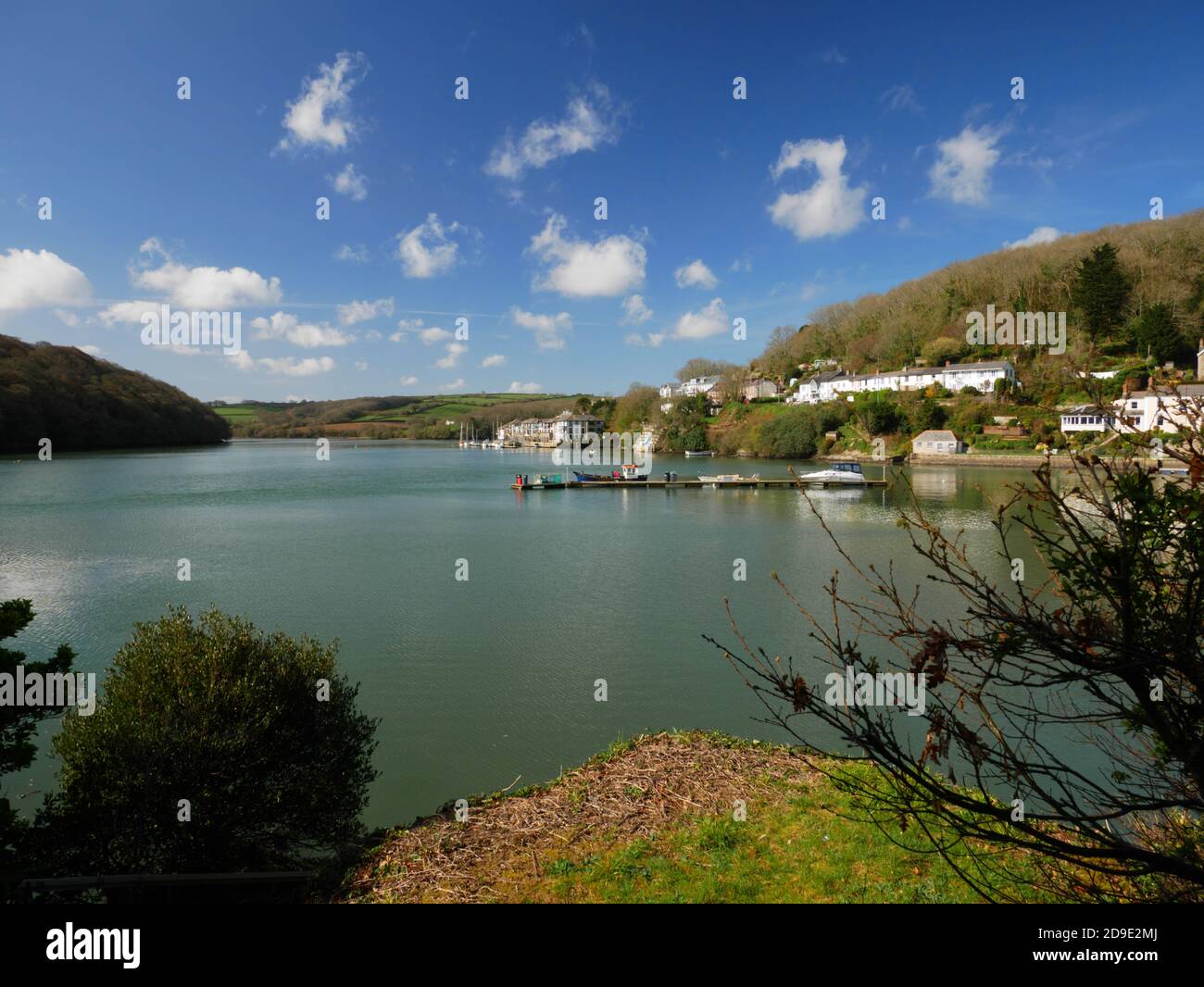 The Truro River at Malpas, Truro, Cornwall, seen from Ferryman's ...