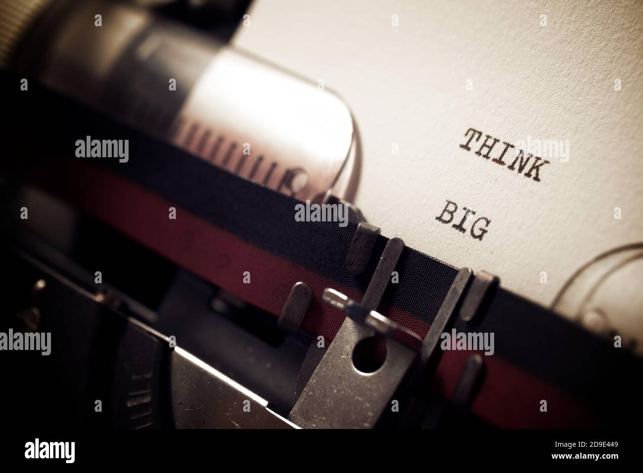 Think big phrase written hi-res stock photography and images - Alamy