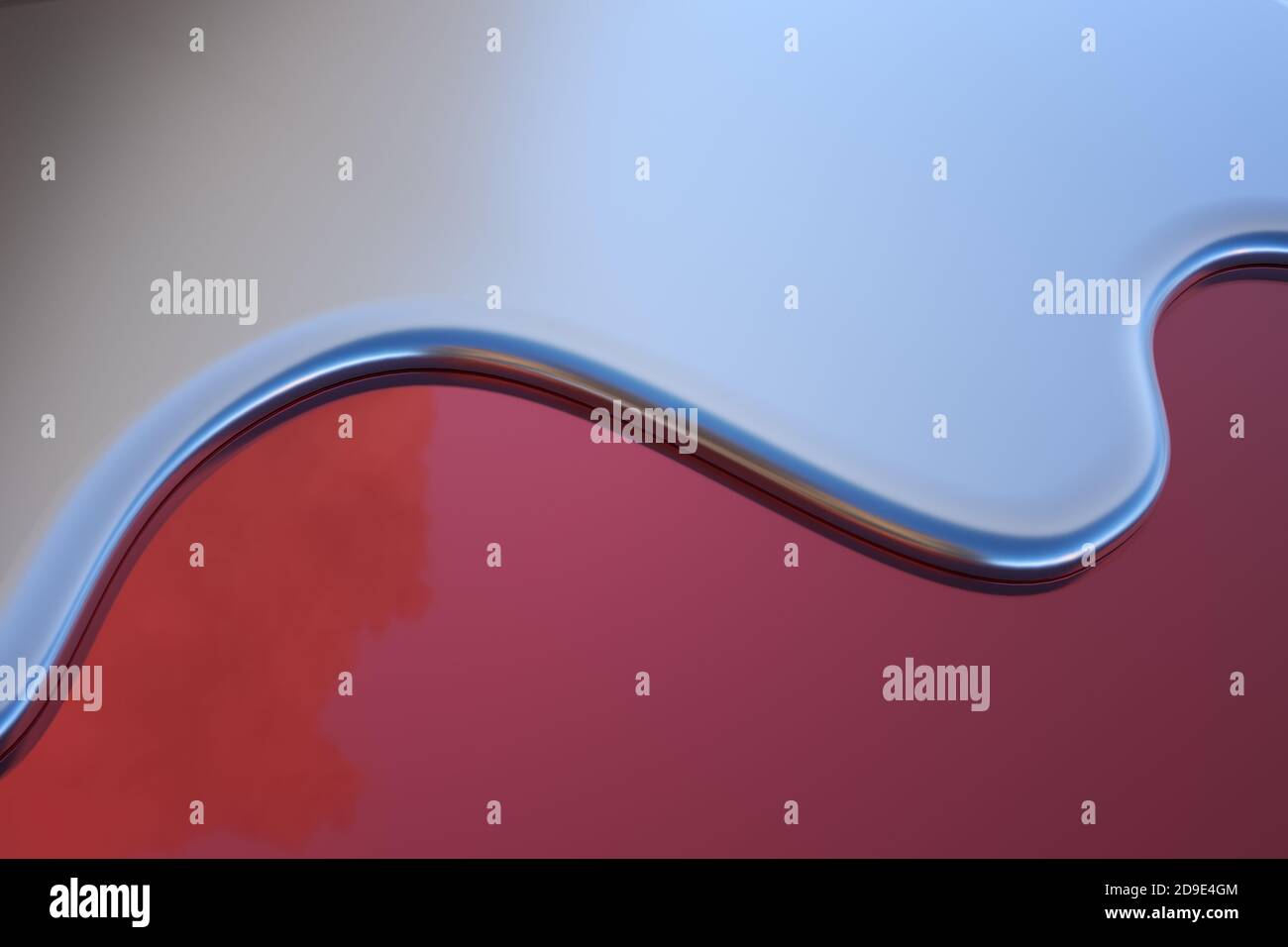 Liquid metal mercury. 3D rendered illustration Stock Photo - Alamy