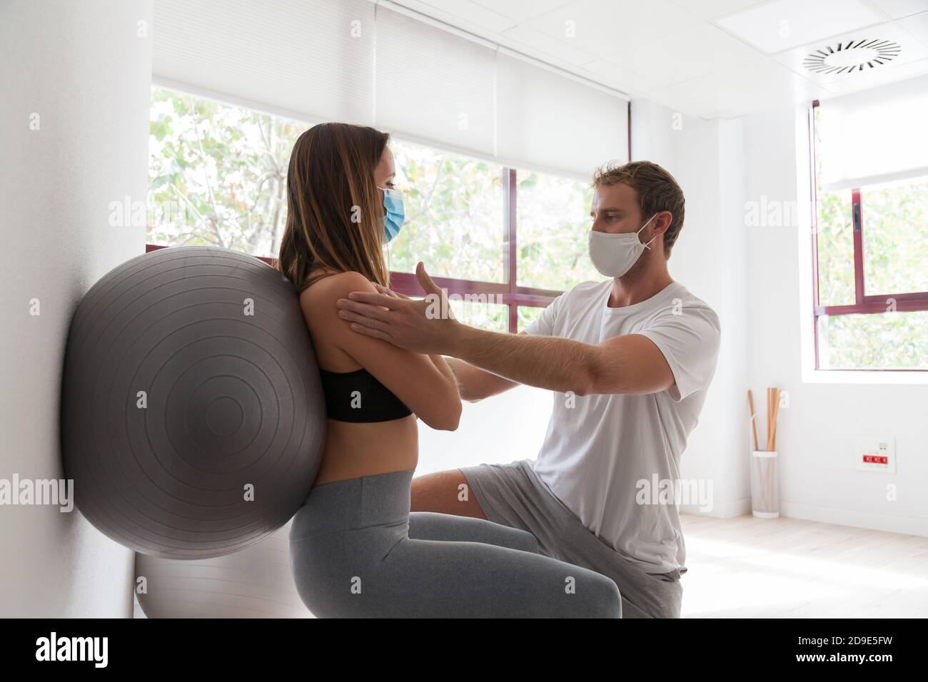 Female fitness coach wearing hi-res stock photography and images - Alamy
