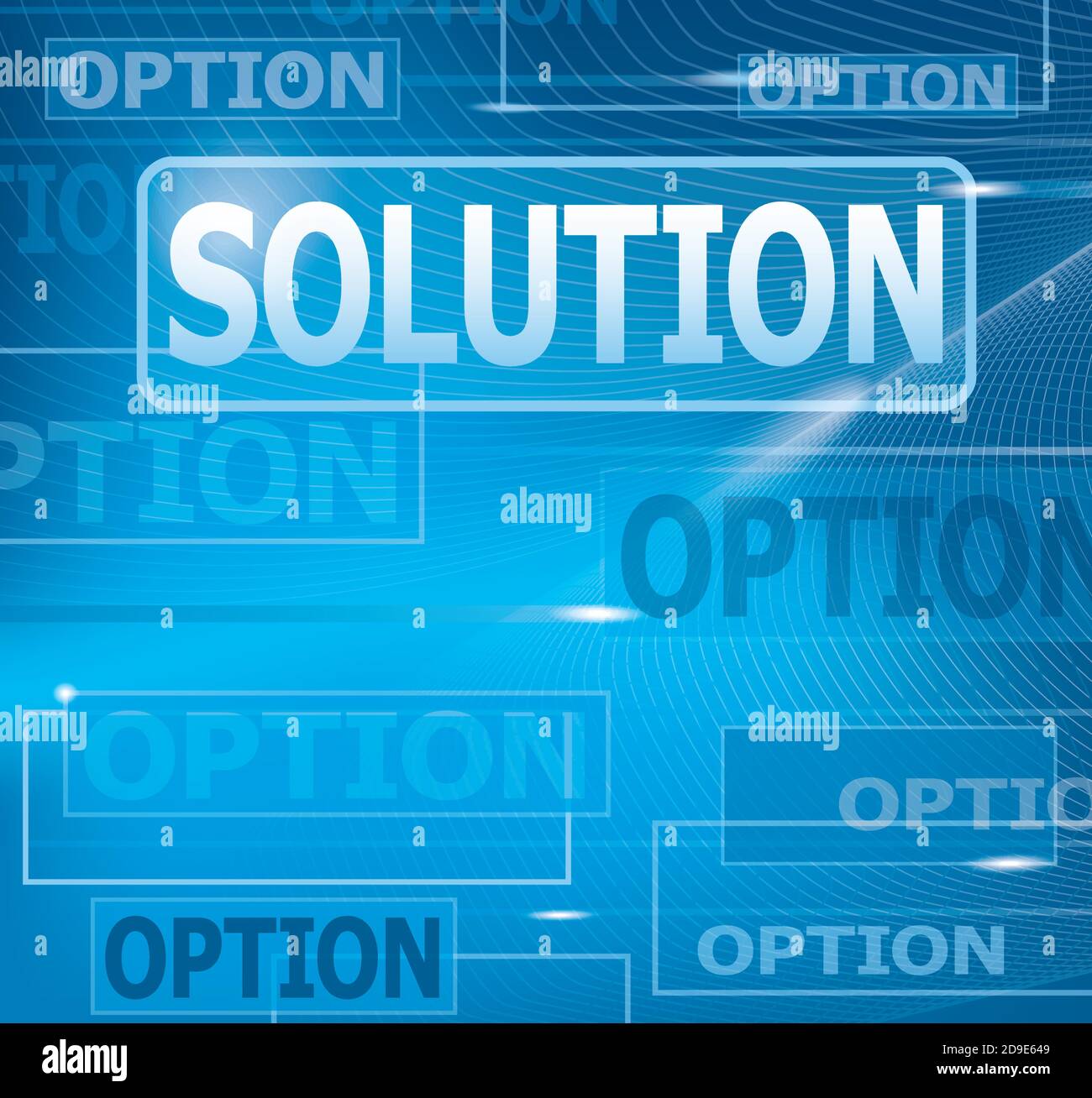 Solution option hi-res stock photography and images - Alamy