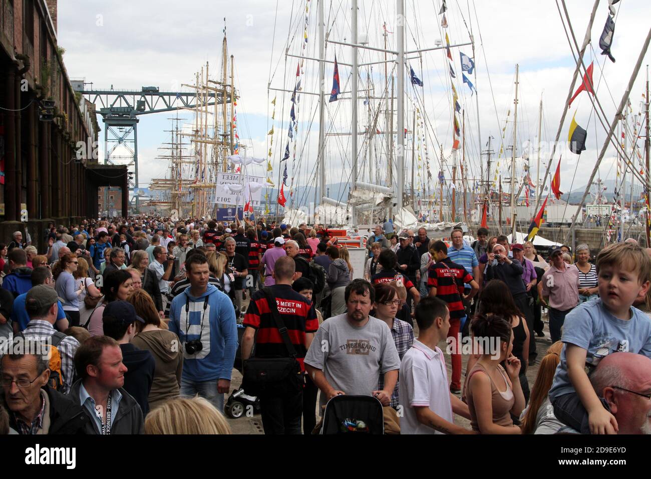 Greenock, Inverclyde, Scotland,UK, Greenock hosted the second stage of ...