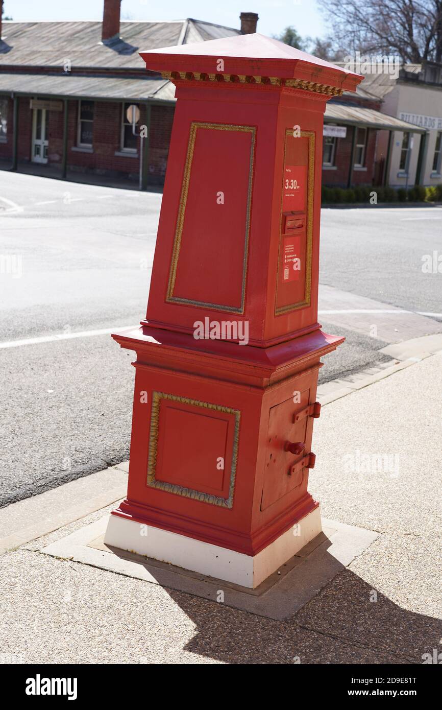 Victorian colonial postbox historical charm of Chiltern, Victoria ...