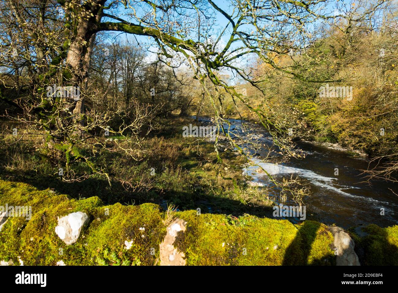 Upper Reaches of The River Ribble at Stainforth, North Yorkshire ...