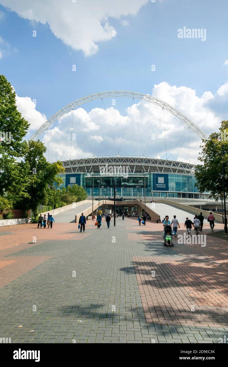 London, UK, July 29, 2007 : Wembley Stadium at Wembley Park Middlesex ...