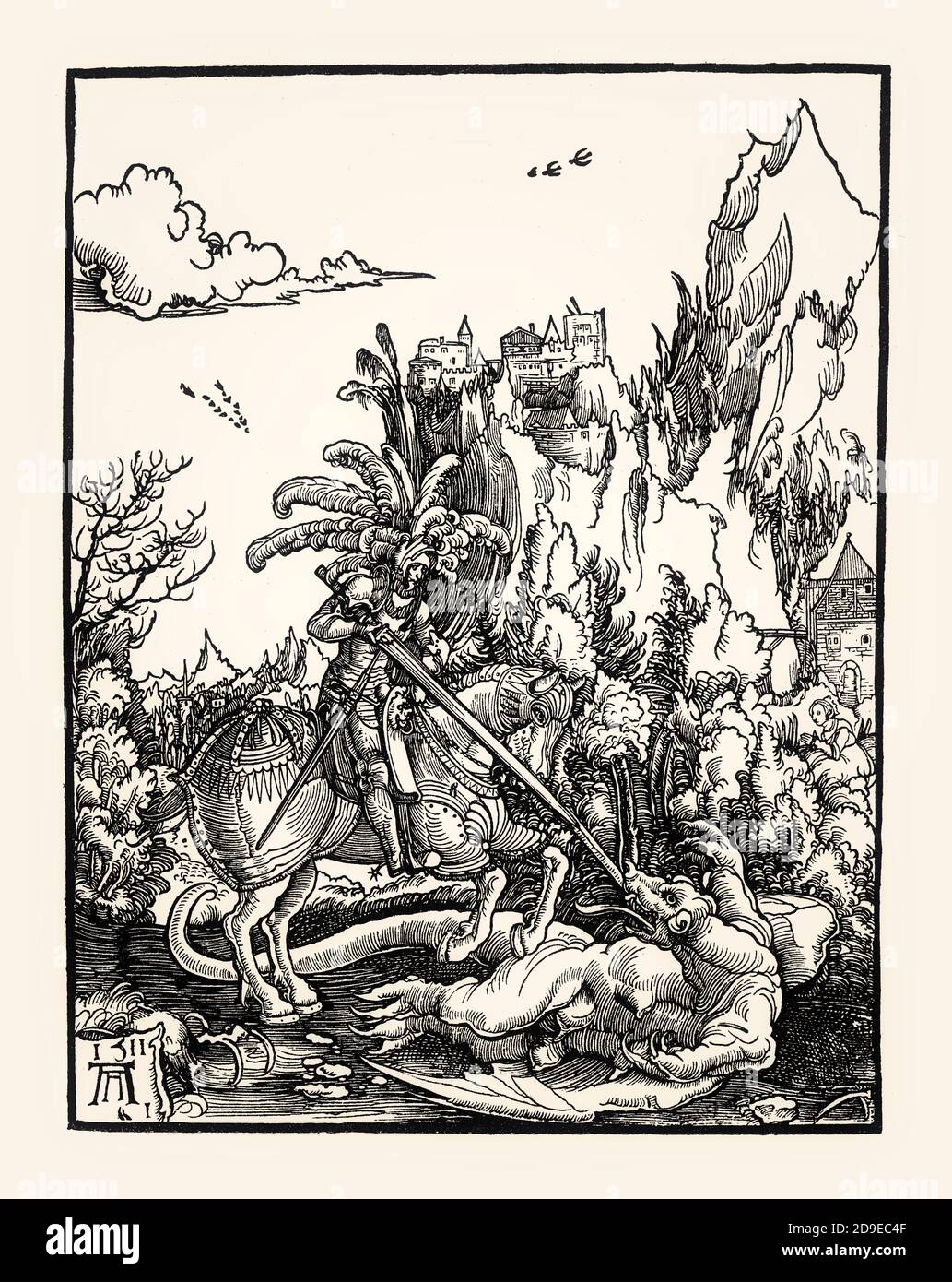 St George Killing The Dragon High Resolution Stock Photography and ...