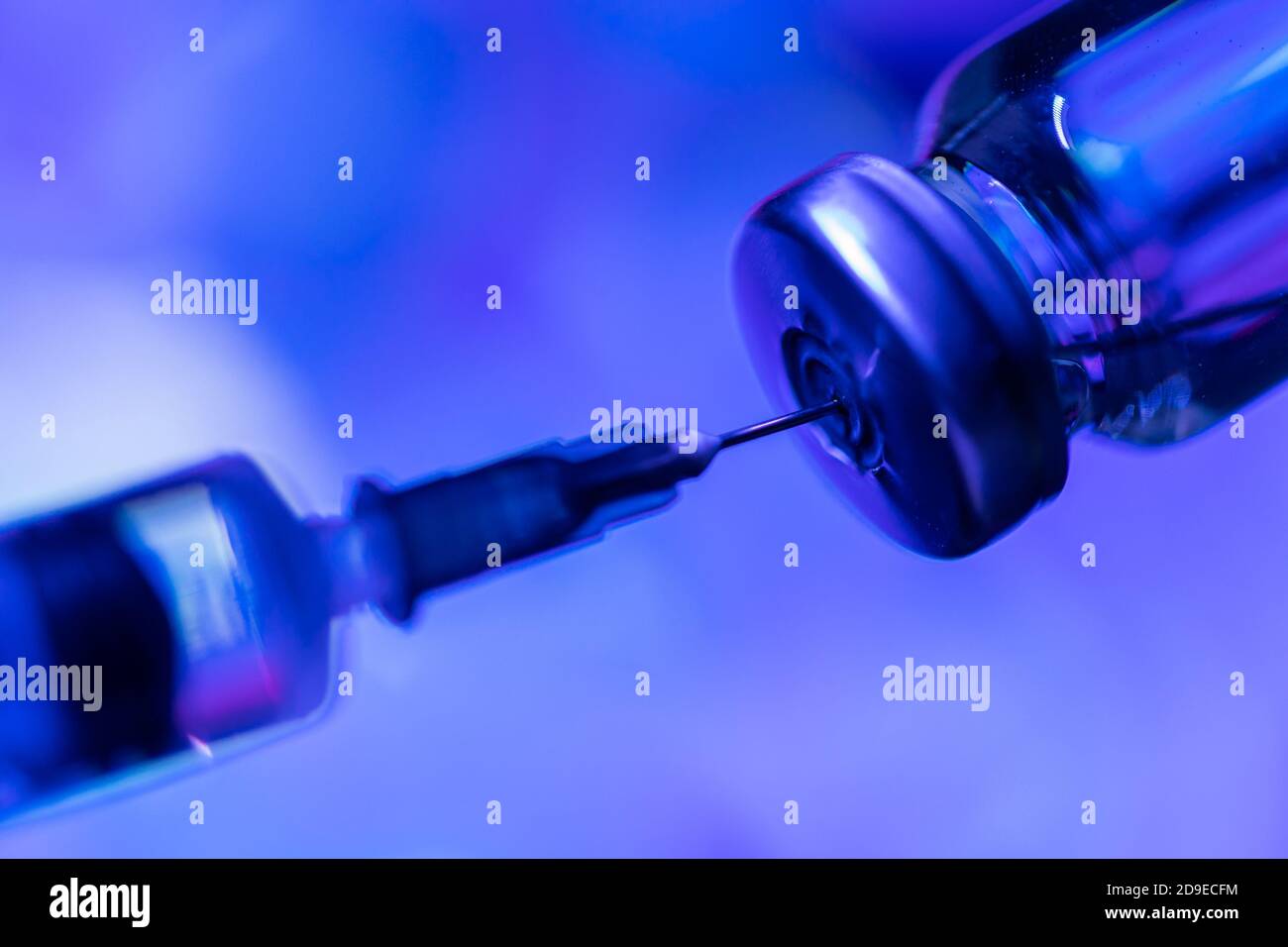 Vaccine vial dose flu shot drug needle syringe,medical concept ...