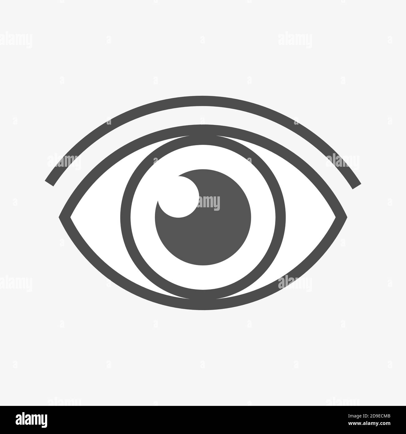 Eye icon. Vector illustration Stock Vector Image & Art - Alamy
