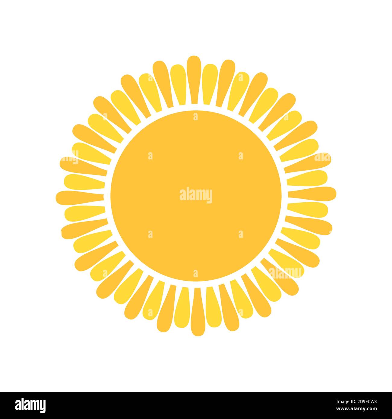 Cute sun icon. Vector illustration Stock Vector Image & Art - Alamy