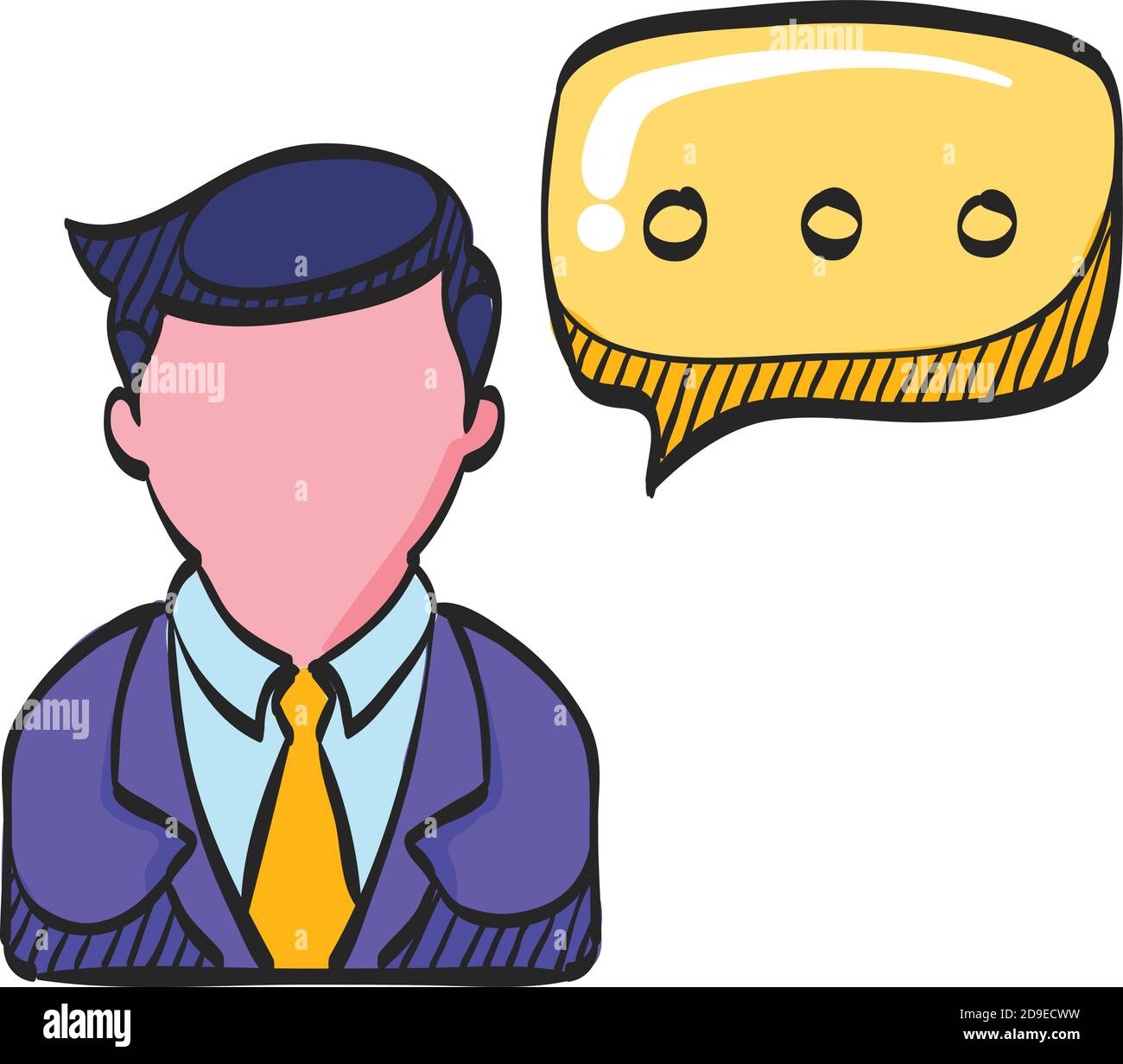Team talk drawing Stock Vector Images - Alamy
