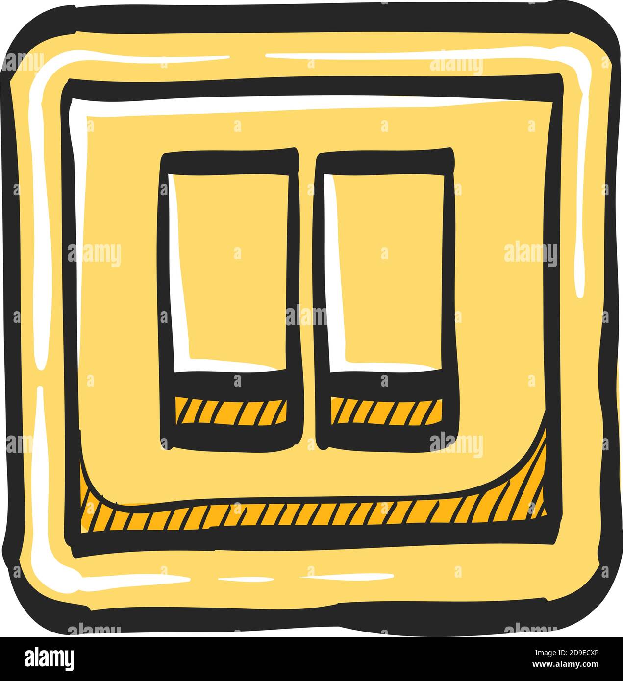 Electric switch icon in color drawing Stock Vector Image & Art - Alamy