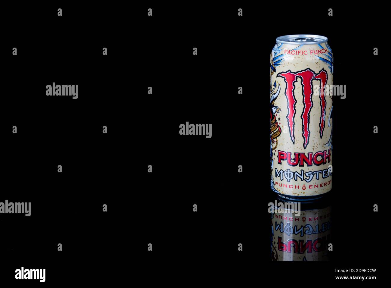 Monster Can Black Background