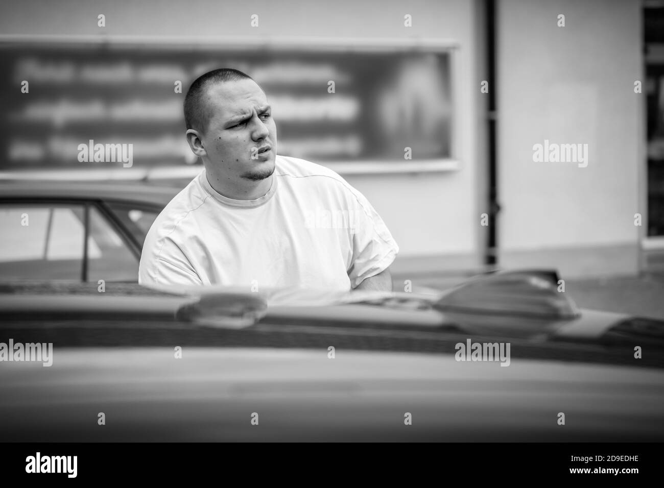 Gang member car hi-res stock photography and images - Alamy