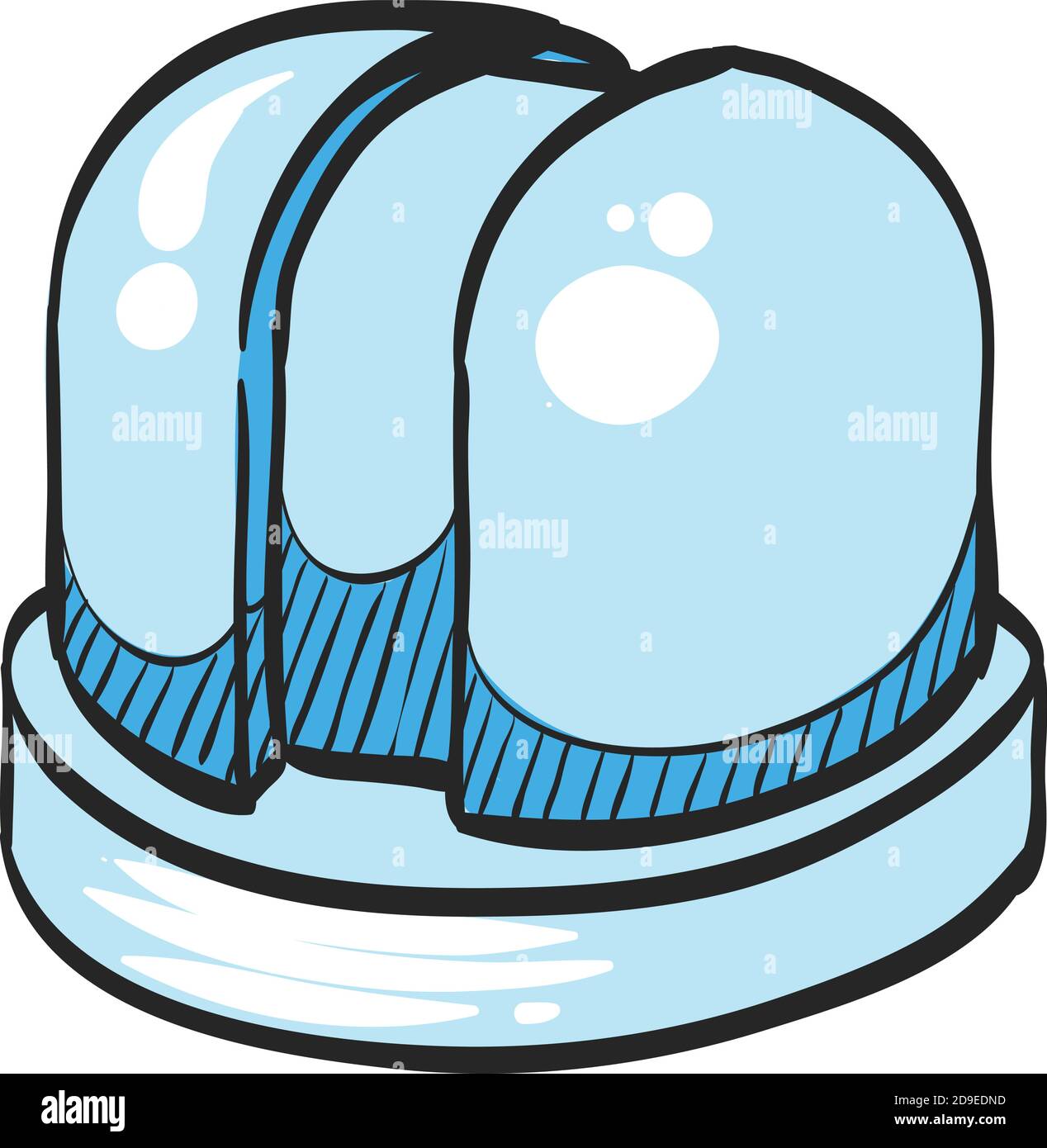 Color telescope icon in Stock Vector Images - Alamy