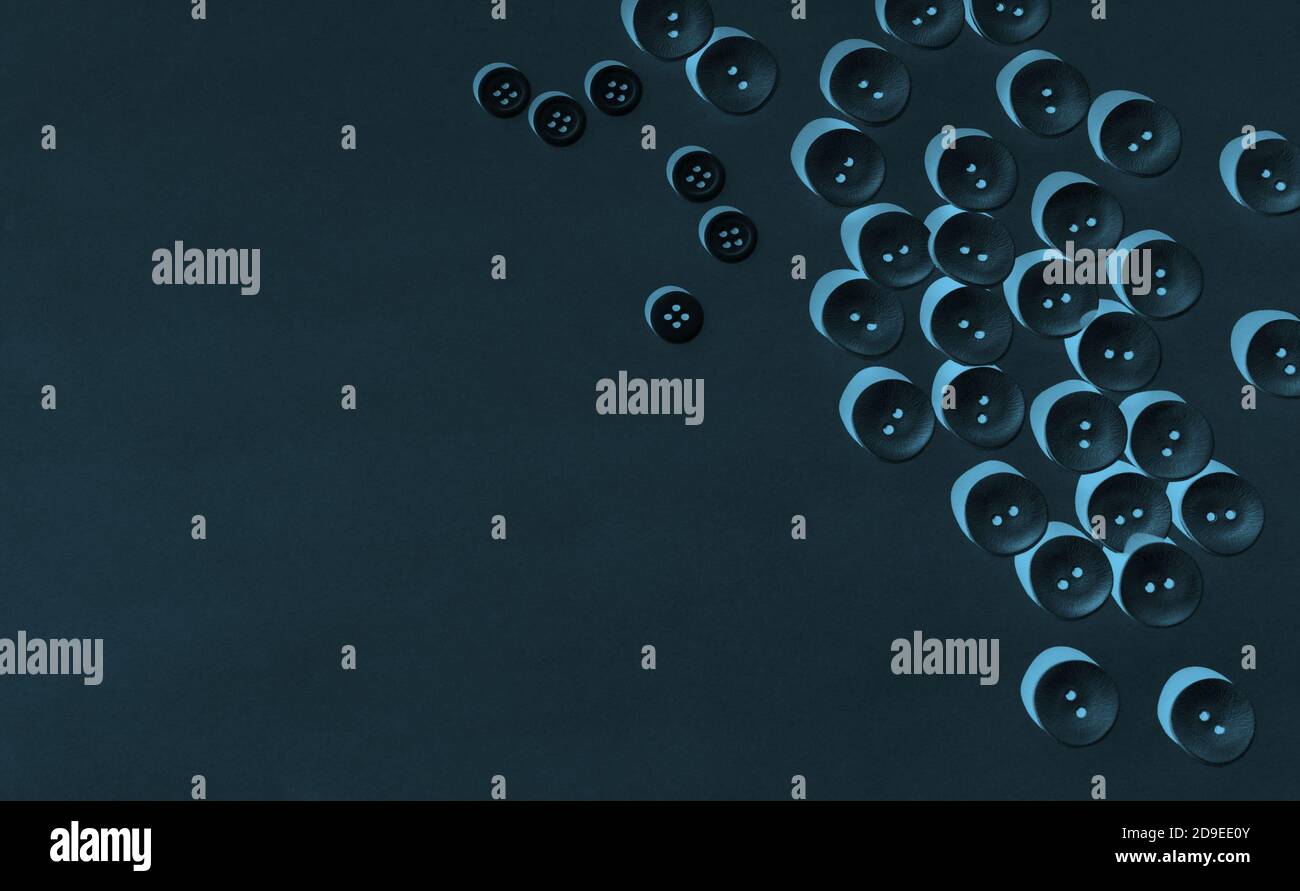 Black background with buttons. Copy space Stock Photo - Alamy