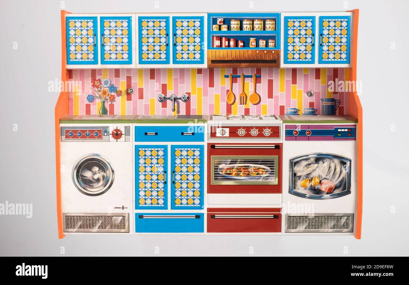 Kitchen toy isolated on white background Stock Photo - Alamy