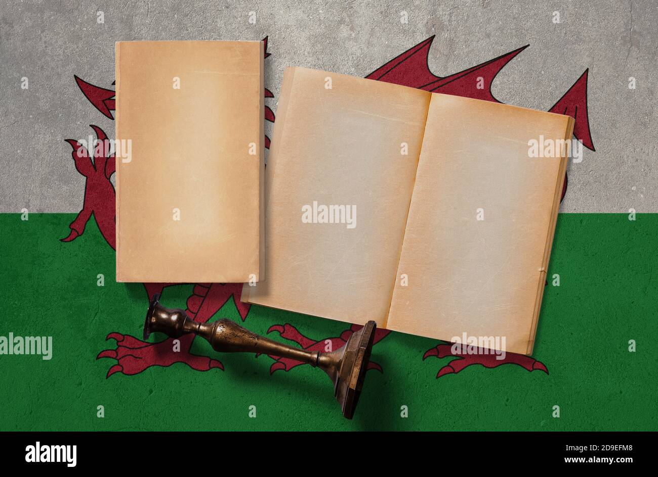 Welsh manuscript hi-res stock photography and images - Alamy