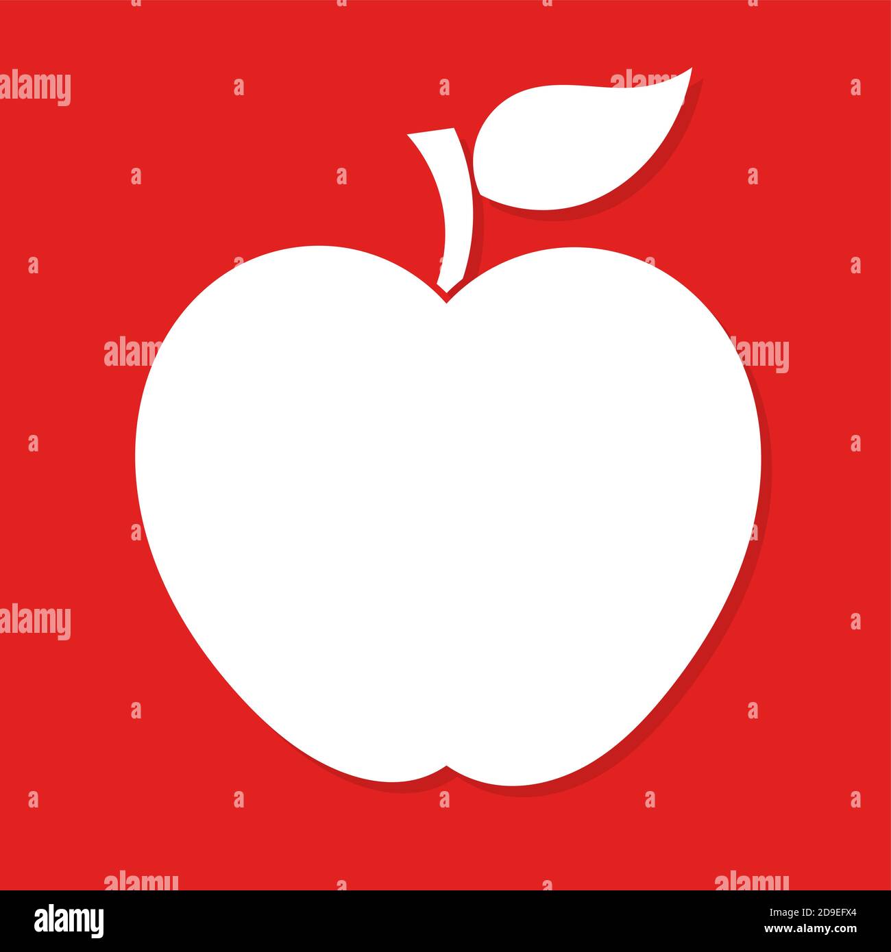 Apple label or icon vector illustration Stock Vector Image & Art - Alamy
